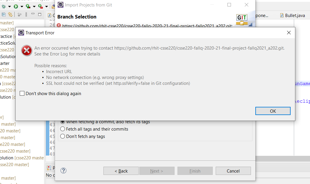 Eclipse连接Github，git失败，一直要输入Login密码_eclipse git 总提示login-CSDN博客