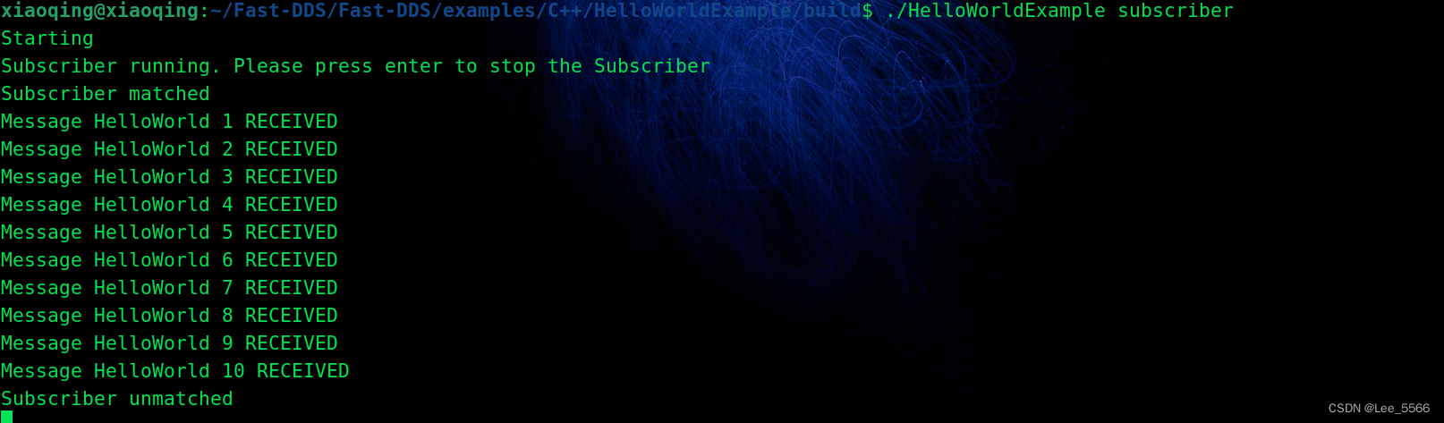 【FastDDS学习笔记】HelloWorld示例程序编译和运行_fastdds helloword-CSDN博客