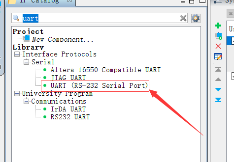 DE-10开发板 FPGA SOC学习（六）在HPS上添加一个uart模块IP_代码 c hps 控制器将数据发送到 de2 上 ip ...