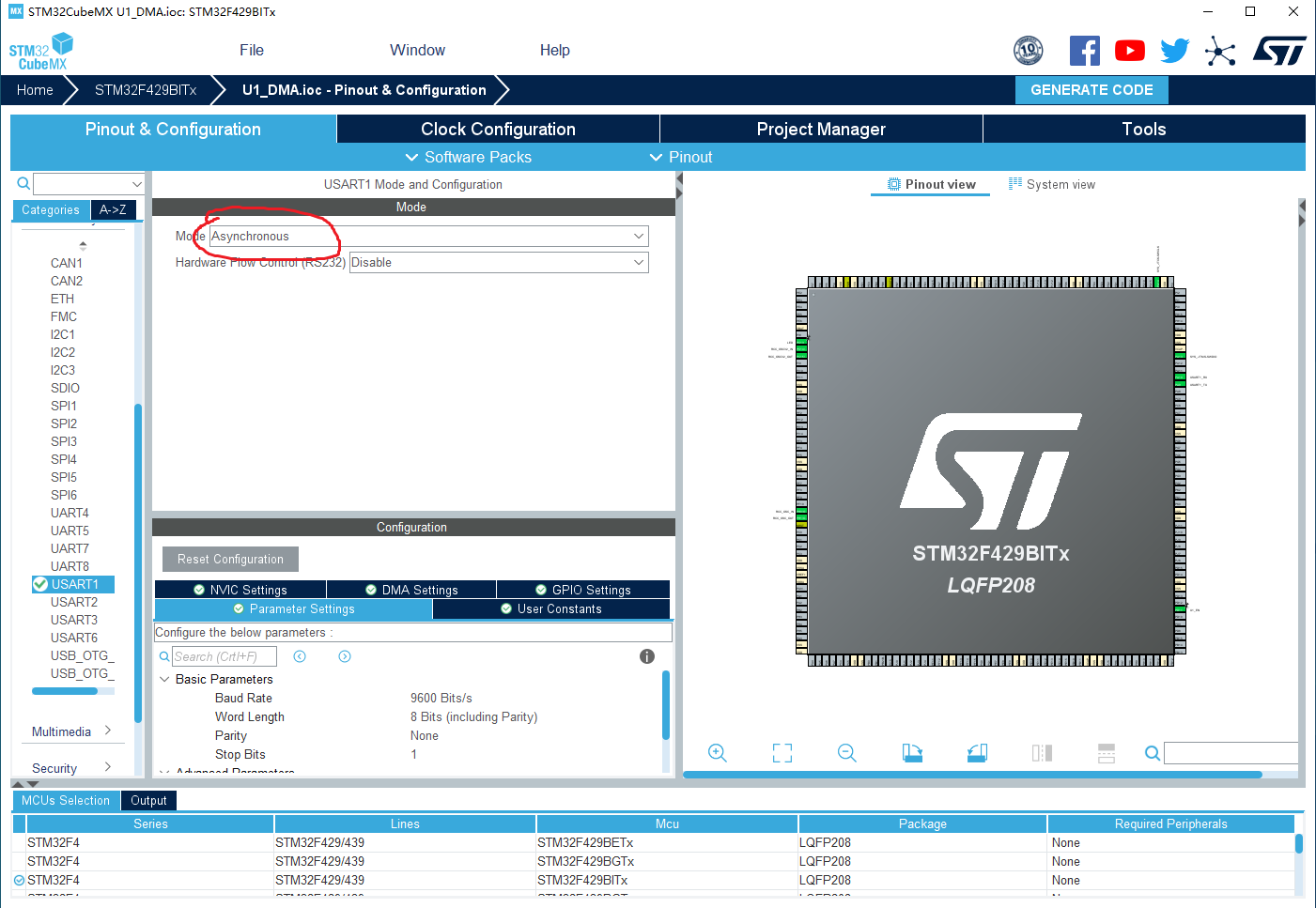STM32F429 CubeMX DMA+空闲中断实现RS485不定长度自动收发_f429 hal库开启串口空闲dma接收-CSDN博客