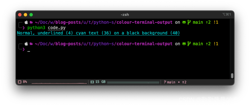 5 Python 操作指南:为终端文本添加颜色和样式样式python Csdn博客