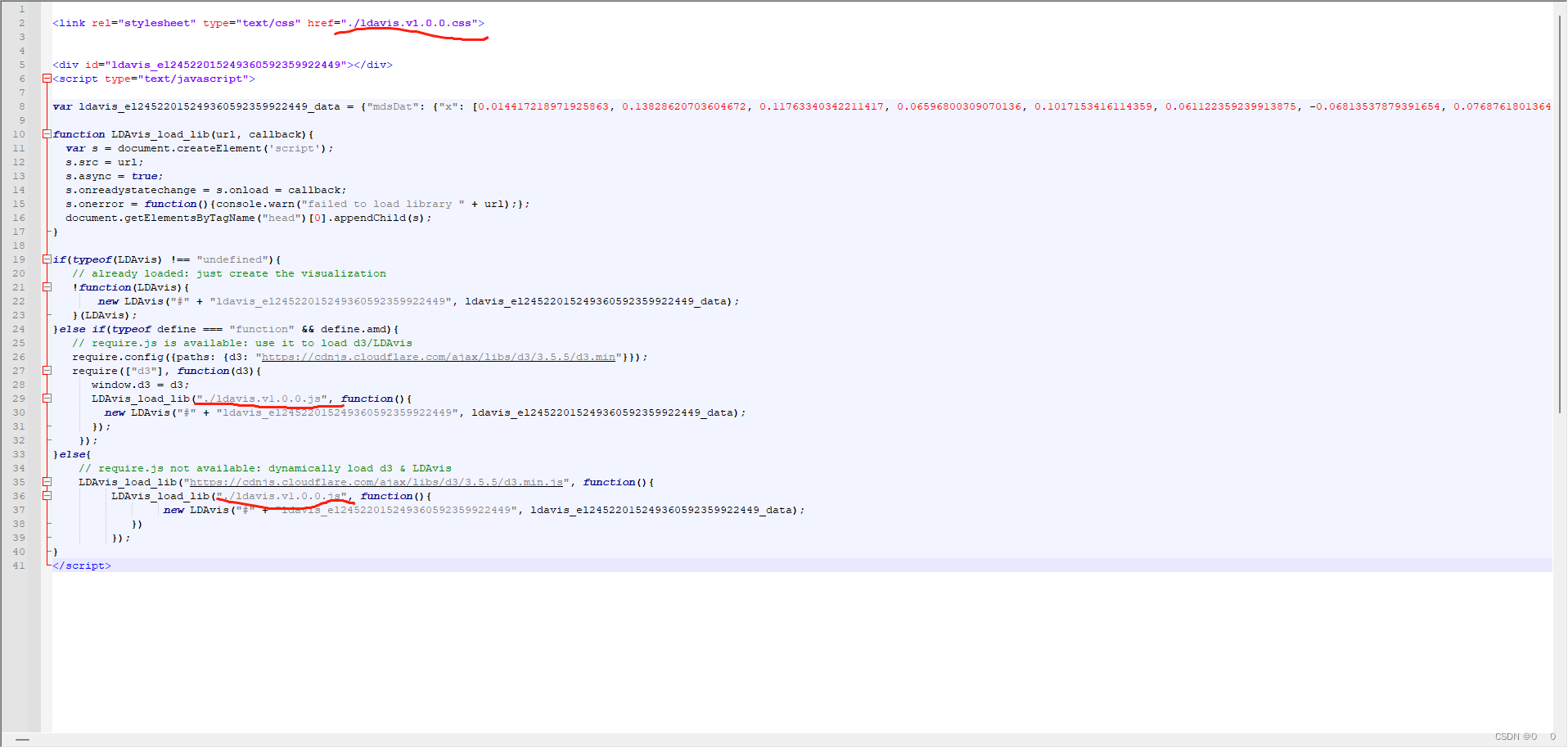 解决LDA使用pyLDAvis生成的独立网页加载空白问题_pyldavis网页空白-CSDN博客