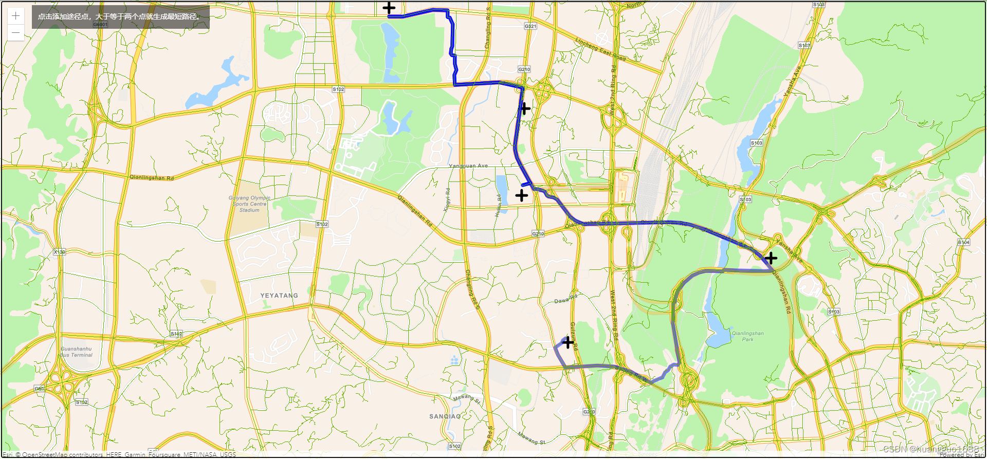 ArcGIS API for JavaScript网络分析-最短路径分析-CSDN博客