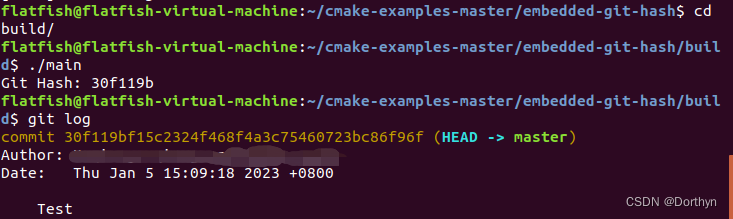 CMake工程中加入git hash以辨识版本号_cmake 添加git版本-CSDN博客