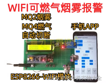 基于STM32单片机WIFI物联网可燃气烟雾报警监控系统MQ4MQ2_mq4烟雾不敏感-CSDN博客