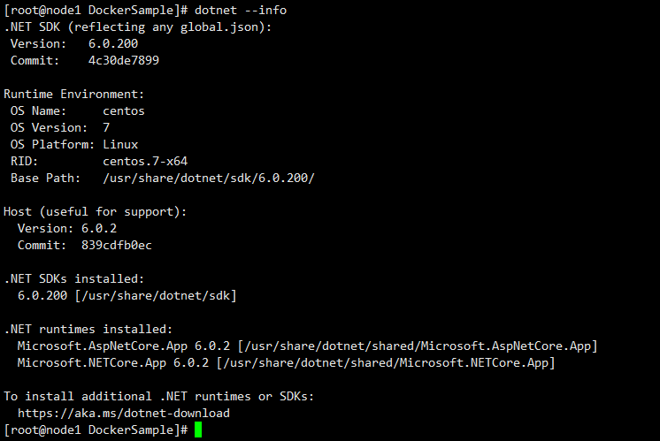 Centos7.6安装最新的DotNet6开发环境_centos linux 安装 donet 6-CSDN博客