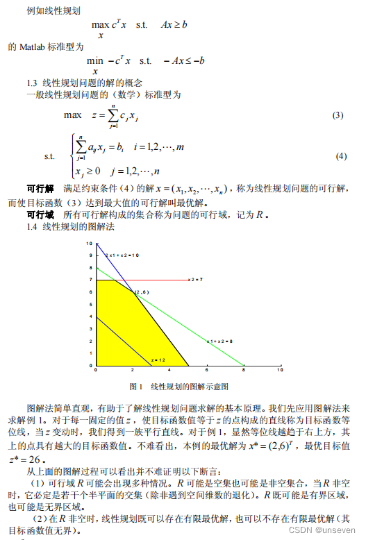 数学建模练习——线性规划 Csdn博客 