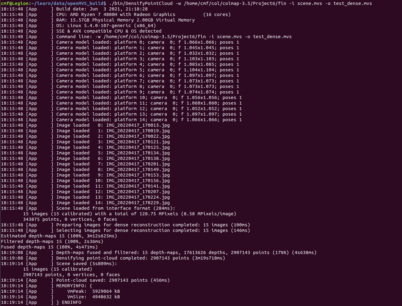 关于colmap和openmvs的联合稠密重建_openmvs和col-CSDN博客