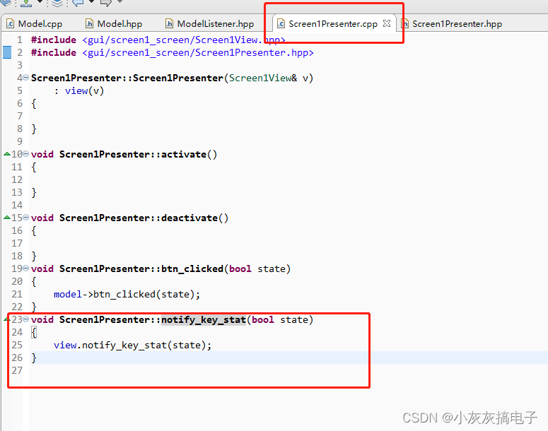touchGFX控件学习六、Model-View-Presenter设计模式_model view presenter-CSDN博客