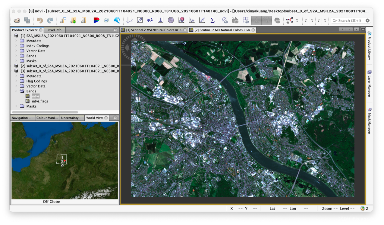 SNAP 5. 使用snap进行NDVI的计算_snap计算ndvi-CSDN博客