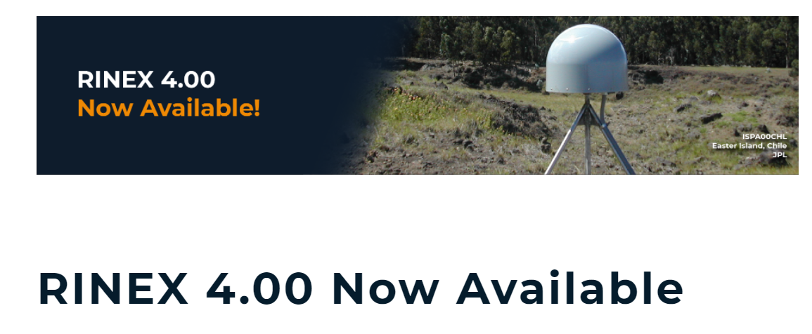 IGS发布RINEX 4.00_rinex4.0-CSDN博客