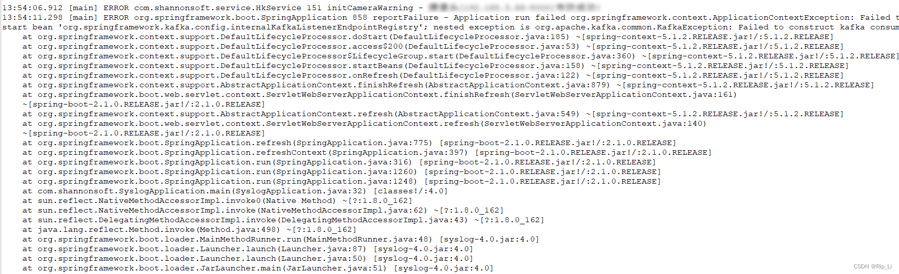 解决win10系统下的Kafka报错： Failed to construct kafka consumer_failed to construct kafka consumer 是客户端问题 ...