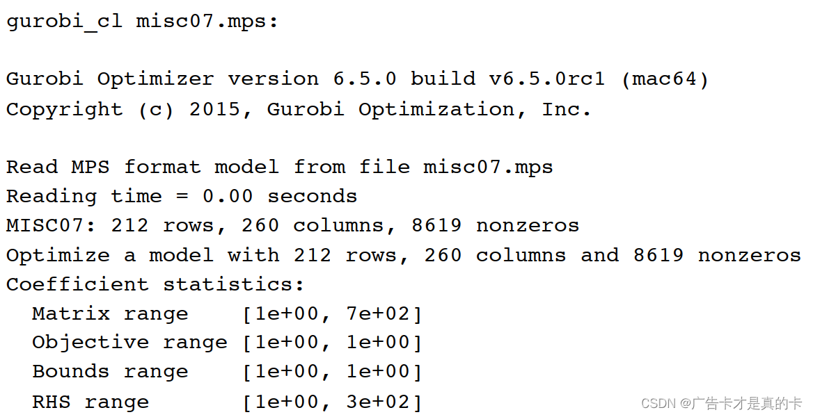 gurobi优化器常见问题与调试方法_>> gurobi 错误使用 gurobi result = gurobi(model, param-CSDN博客