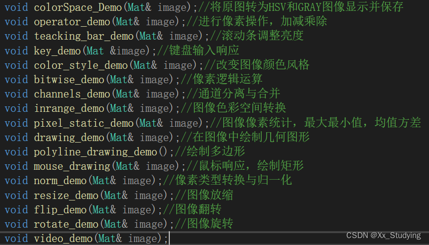 Opencv4 C入门笔记(b站30讲课程的部分笔记) Csdn博客 5442