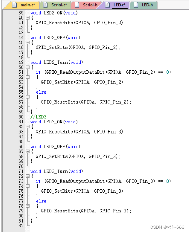 HC06蓝牙模块来点亮stm32GPIO口外设(以点亮三个LED灯为例)_stm32与hc06蓝牙模块-CSDN博客