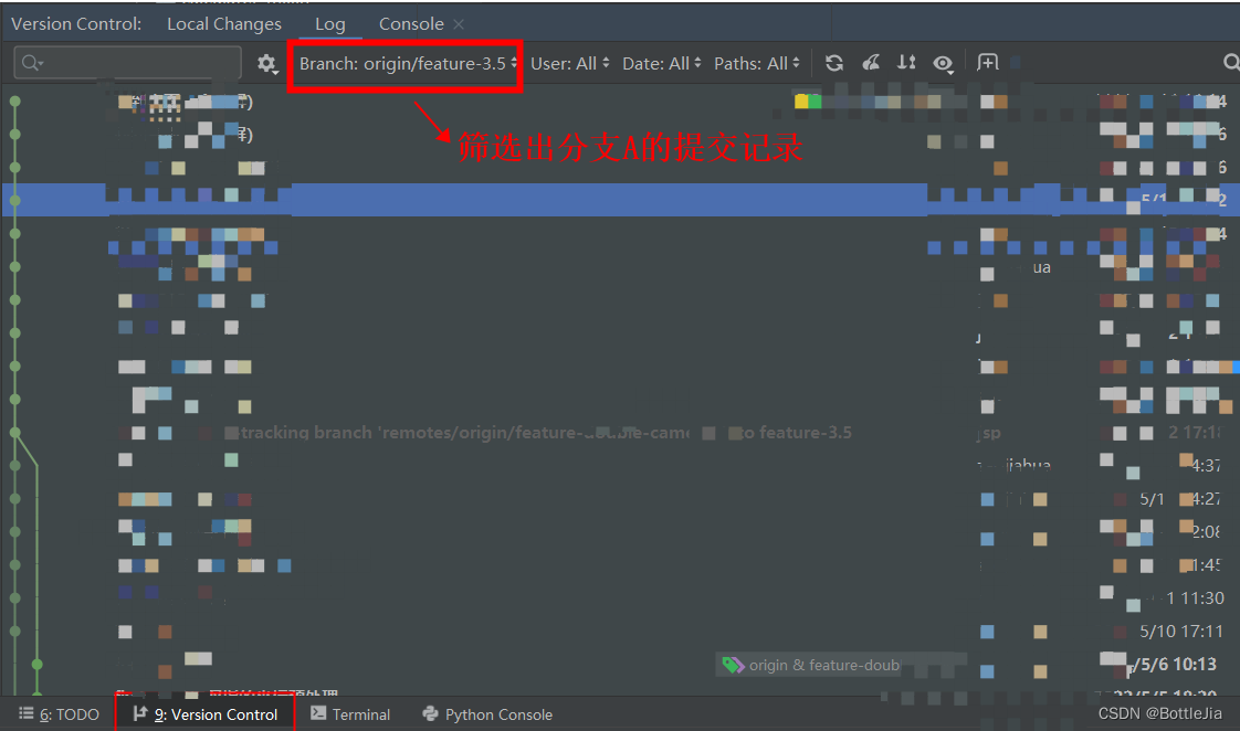 pycharm使用git进行部分分支合并_pycharm cherry-pick-CSDN博客