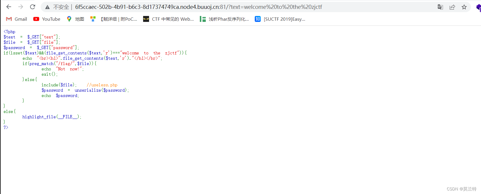 [ZJCTF 2019]NiZhuanSiWei1 详解_[zjctf 2019]nizhuansiwei 1-CSDN博客