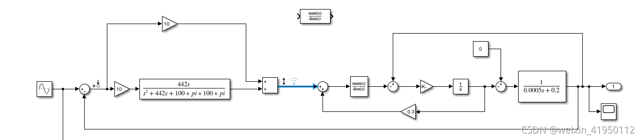 怎么看simulink直接搭的模块的传递函数显示传递函数曲线 Simulink Csdn博客
