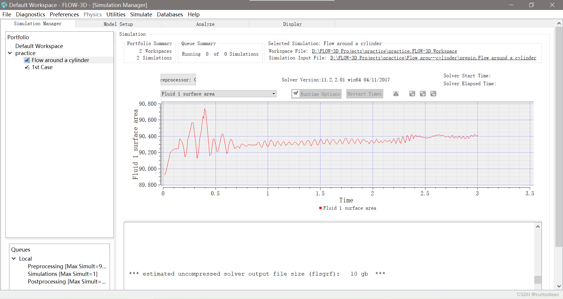 【Flow3D】水利冲淤模型练习步骤记录_flow3d冲刷-CSDN博客