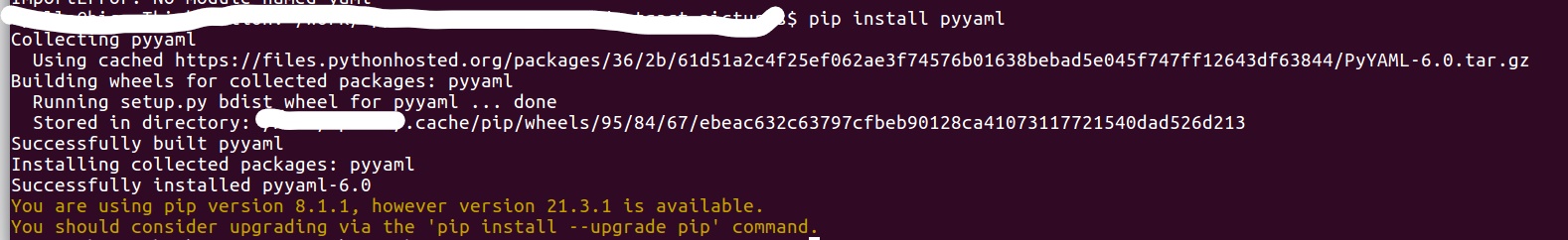 pyyaml 3.11版本的安装_pyyaml安装-CSDN博客