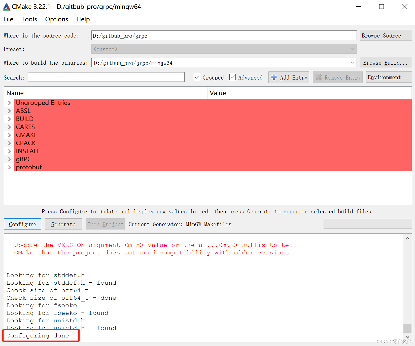 grpc记录（一）windows下使用Qt的MinGW编译grpc_window mingw编译grpc-CSDN博客