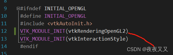 error LNK1120: 2个无法解析的外部命令：vtkRenderingOpenGL_AutoInit(Construct、Destruct)，该函数在......中被引用 ...