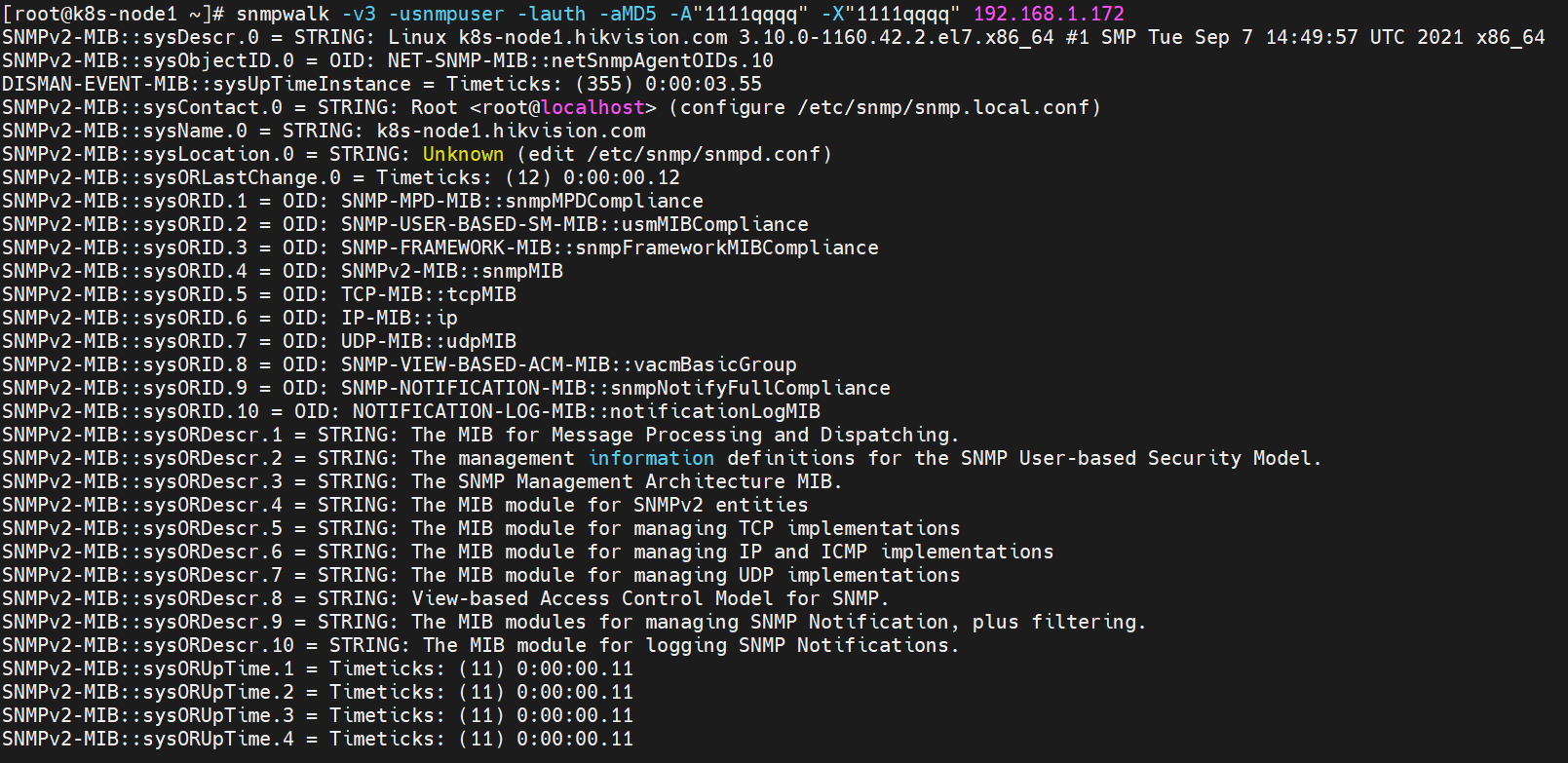 CentOS7下配置snmp v3服务_snmp-agent sys-info version v2c v3-CSDN博客