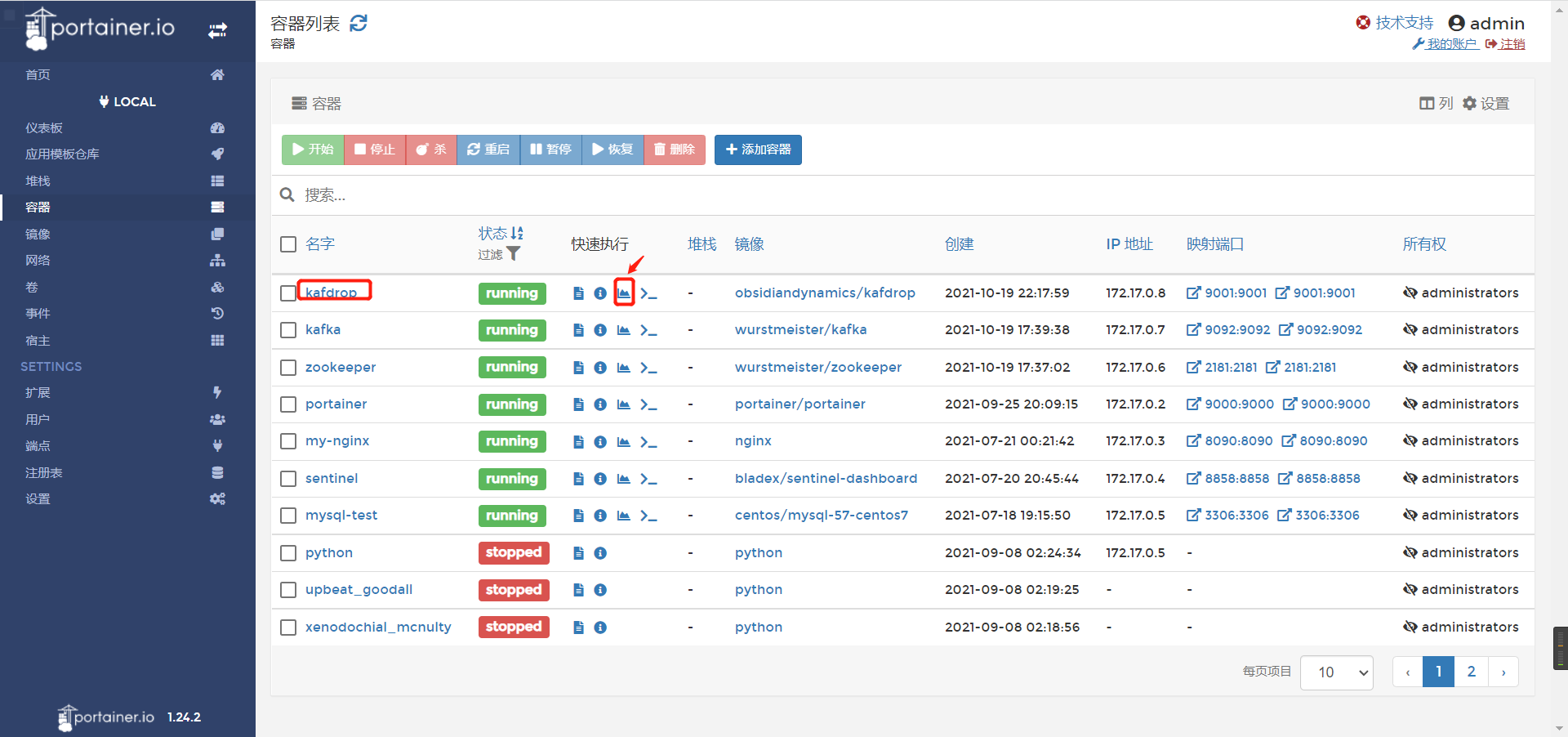 Docker搭建Kafdrop(kafka可视化界面)-CSDN博客