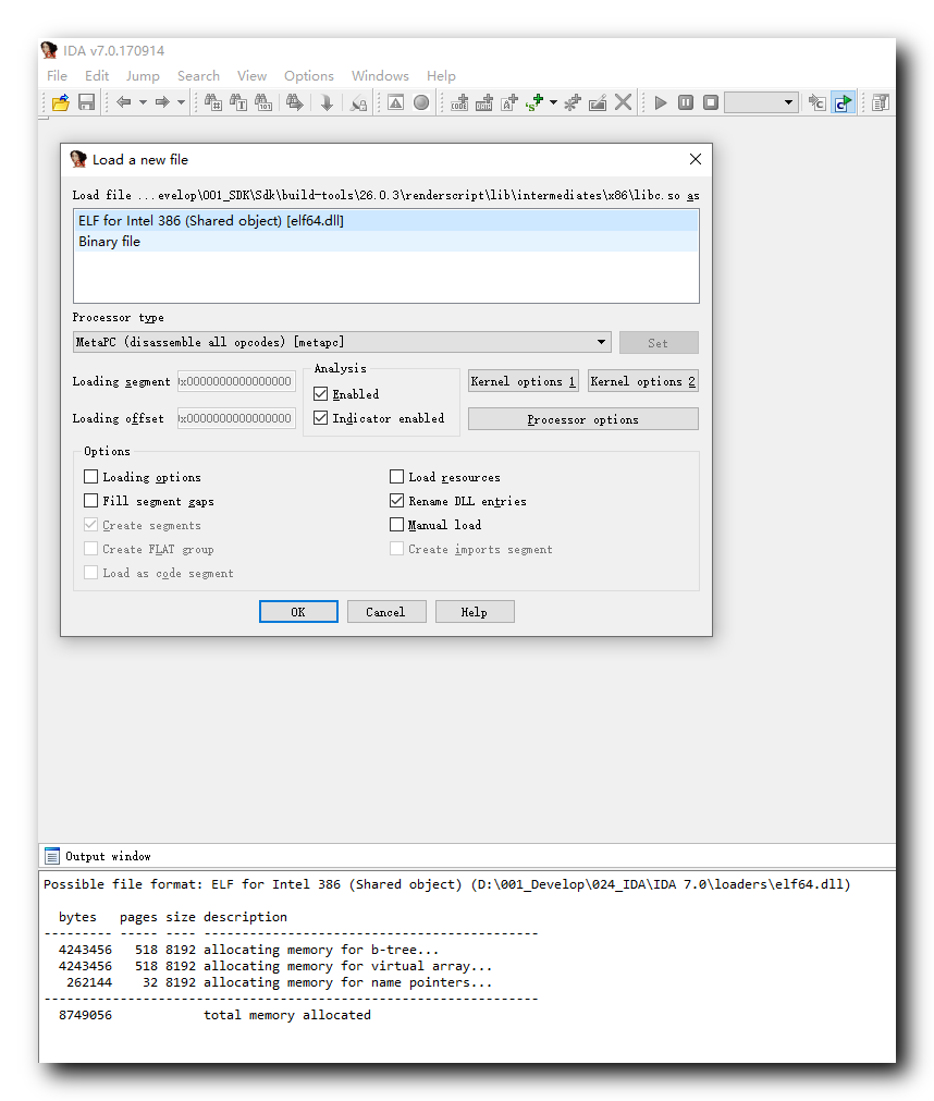 【Android 逆向】x86 汇编 ( 使用 IDA 解析 x86 架构的动态库文件 | 使用 IDA 打开动态库文件 | IDA 中查找指定的方法 )-CSDN博客