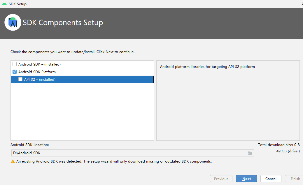 AndroidStudio安装SDK ComponentSetup无法勾选SDK_sdk components setup无法勾选-CSDN博客