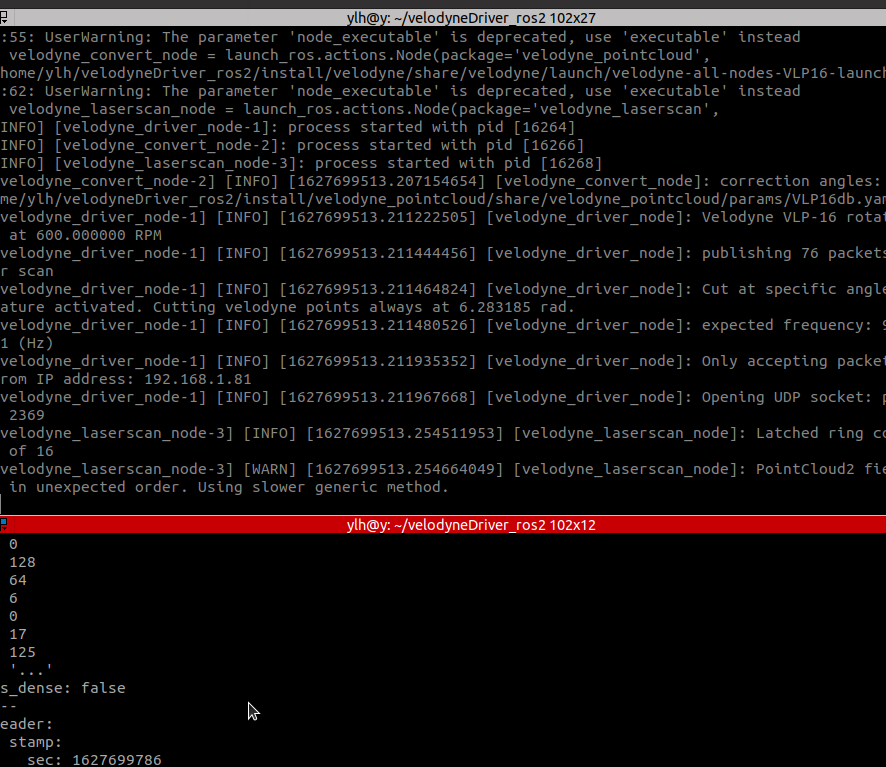 ROS2学习笔记18-velodyne 16雷达点云在ros2中可视化案例参考_威力登16线激光雷达 ros2发布点云数据-CSDN博客