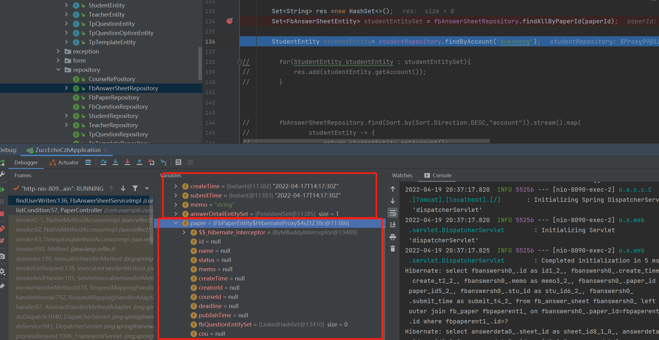 jpa返回异常数据为null_jpa 查询数据,数据库有值,返回的对象没有值-CSDN博客