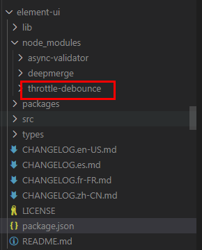 引用elementui是报错Cannot find module ‘throttle-debounce/debounce_无法找到模块“throttle-debounce”的声明文件。-CSDN博客
