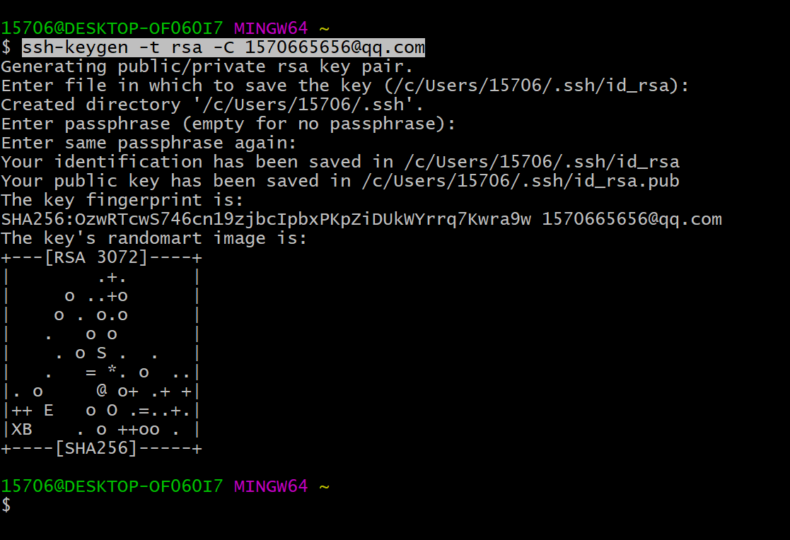 Git学习第3天（2021-12-08）2_you don't have any public ssh keys in your github -CSDN博客
