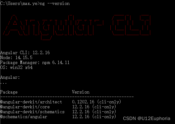 如何查看angular版本(ng V不能查看) Csdn博客