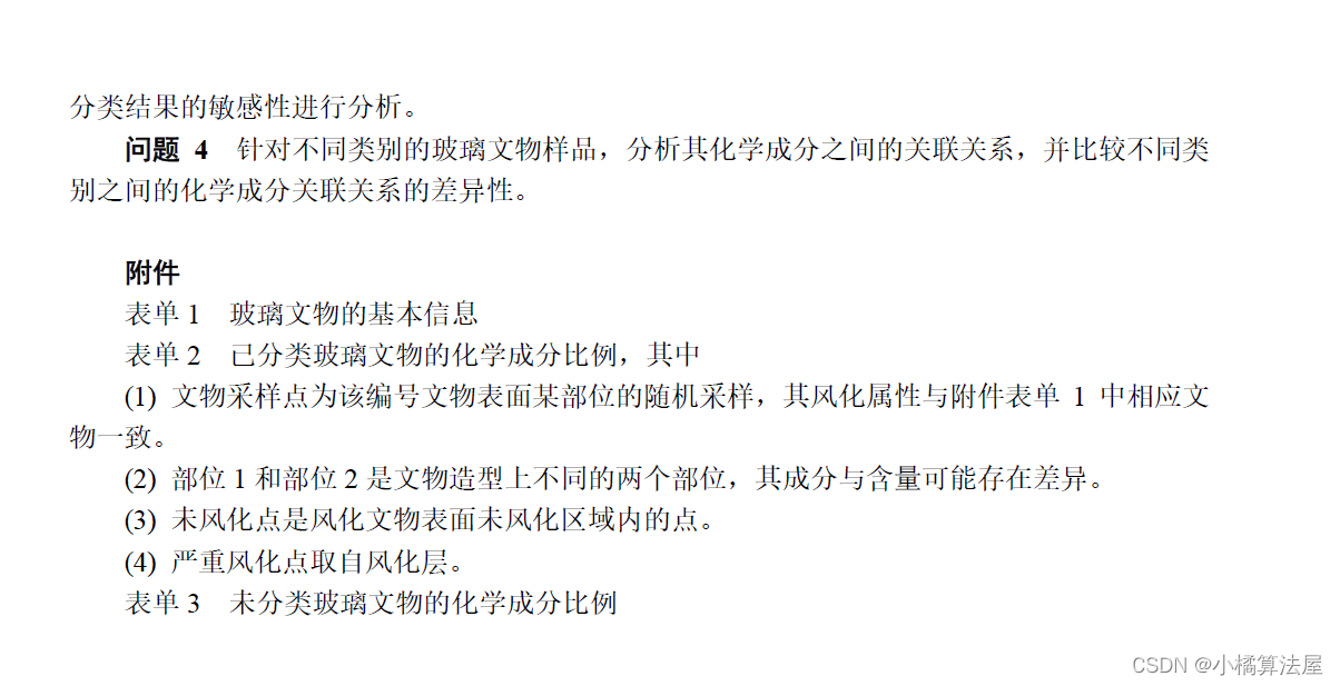 2022年高教社杯国赛c题 古代玻璃制品的成分分析与鉴别(matlab实现)matlab建模大赛2022c题 Csdn博客