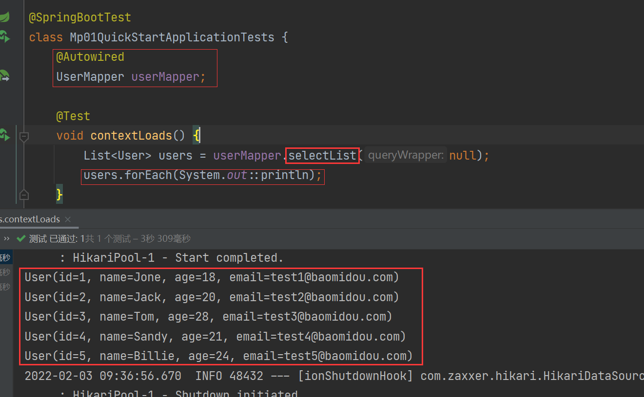 【MyBatis Plus 3.5.1】1、快速入门 与 配置日志【Spring Boot 环境】_mubatis plus 3.5.1-CSDN博客