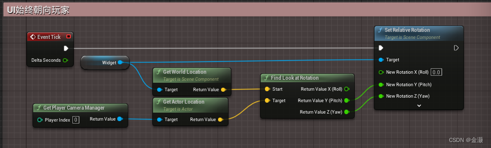 UE5 UI始终朝向Pawn_ue ui朝向-CSDN博客