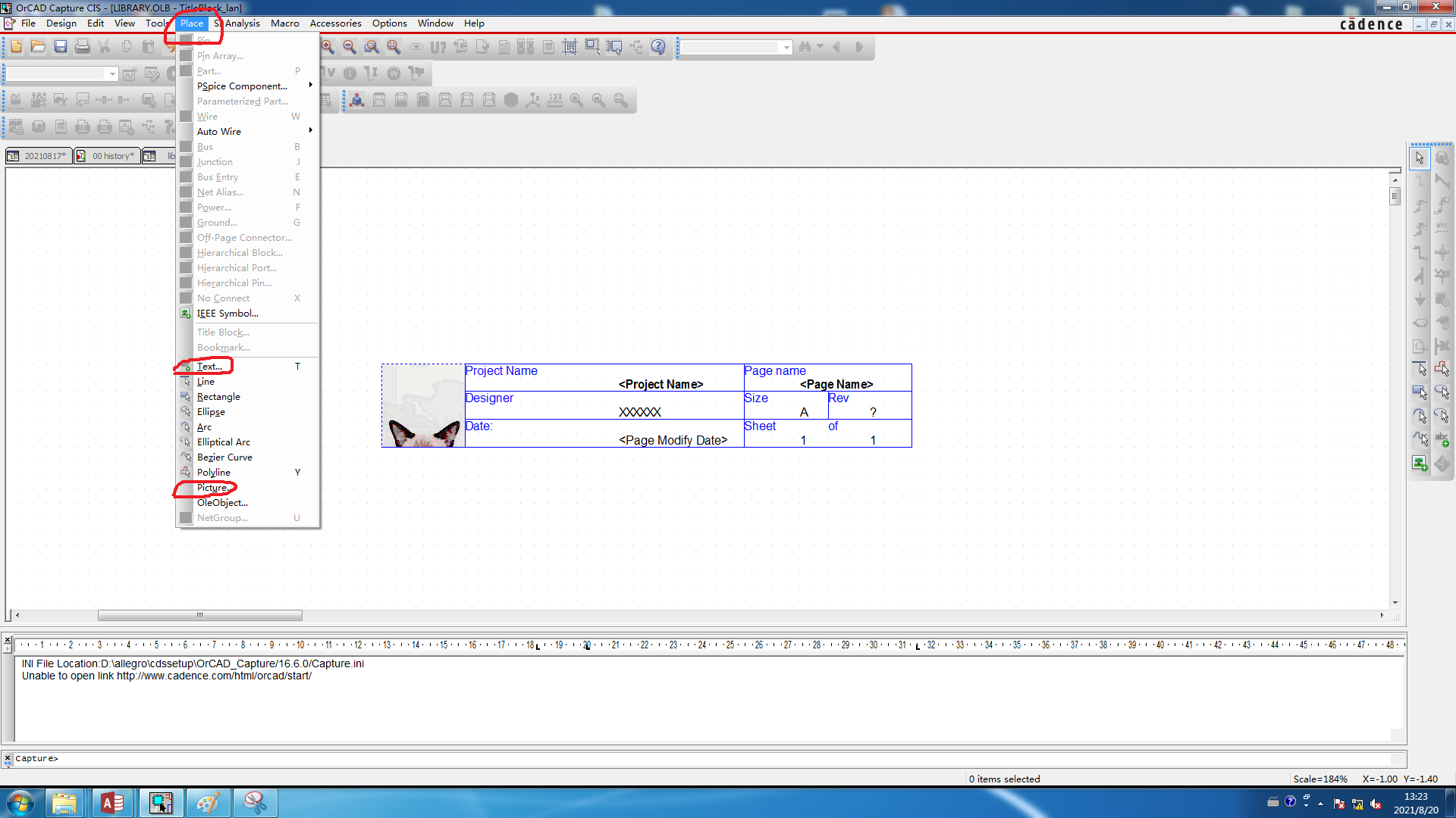 cadence capture 怎么制作titleblock_cadence title block-CSDN博客