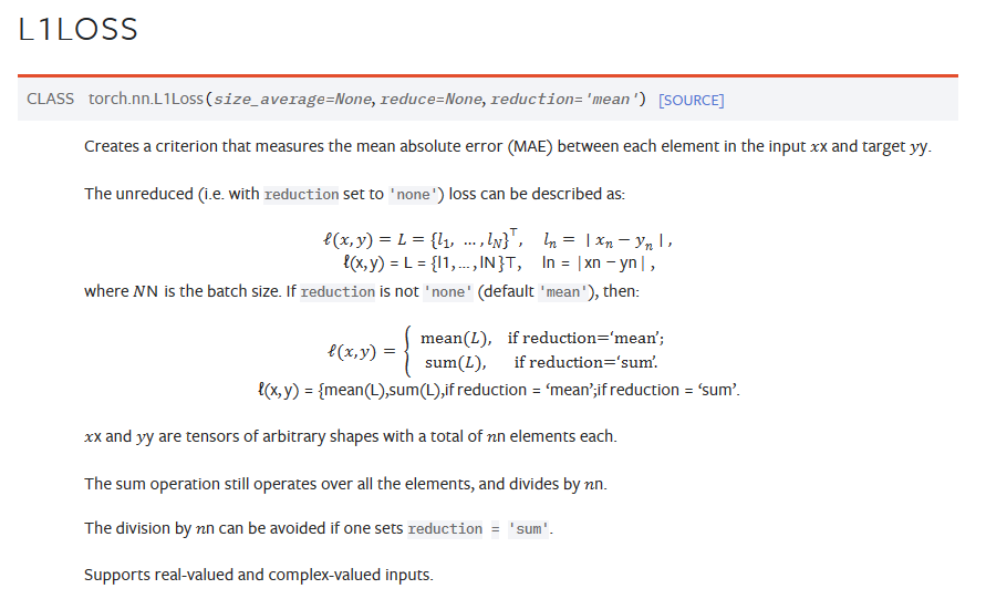 损失函数LossFunction_mseloss(reduction='sum')-CSDN博客