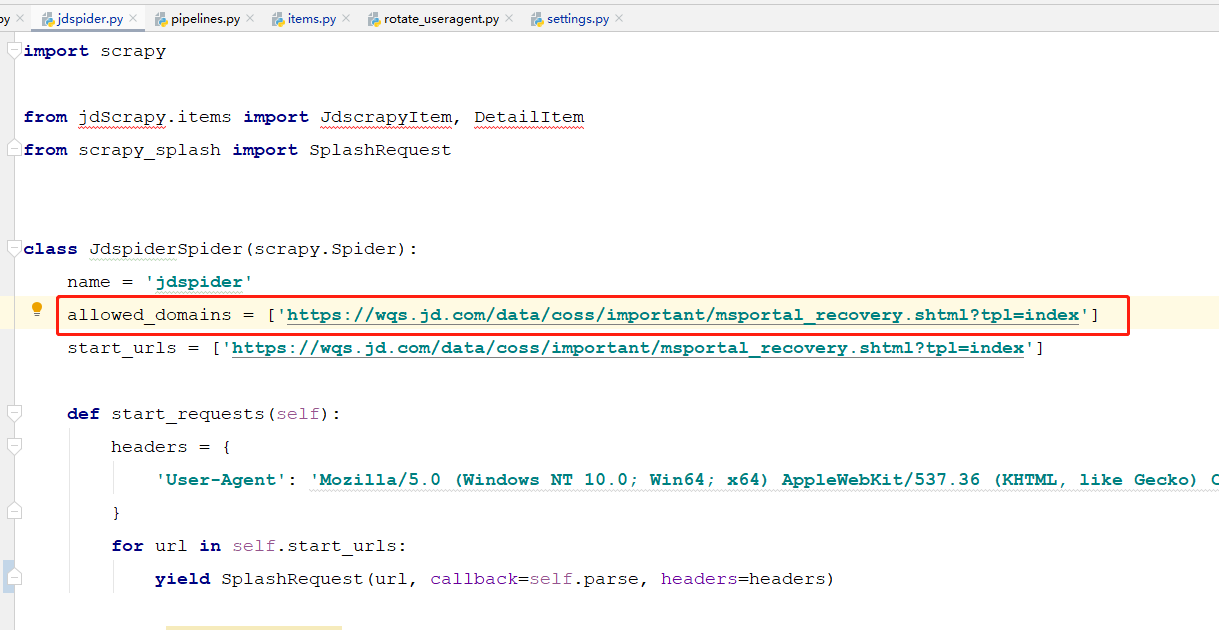 scrapy利用splash爬取京东js动态渲染的商品数据（记录一下自己的小成果）_splash js渲染-CSDN博客