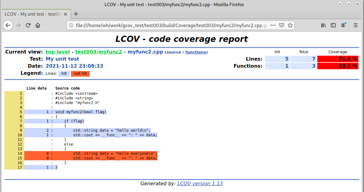 Linux下lcov和gcovr的使用-CSDN博客