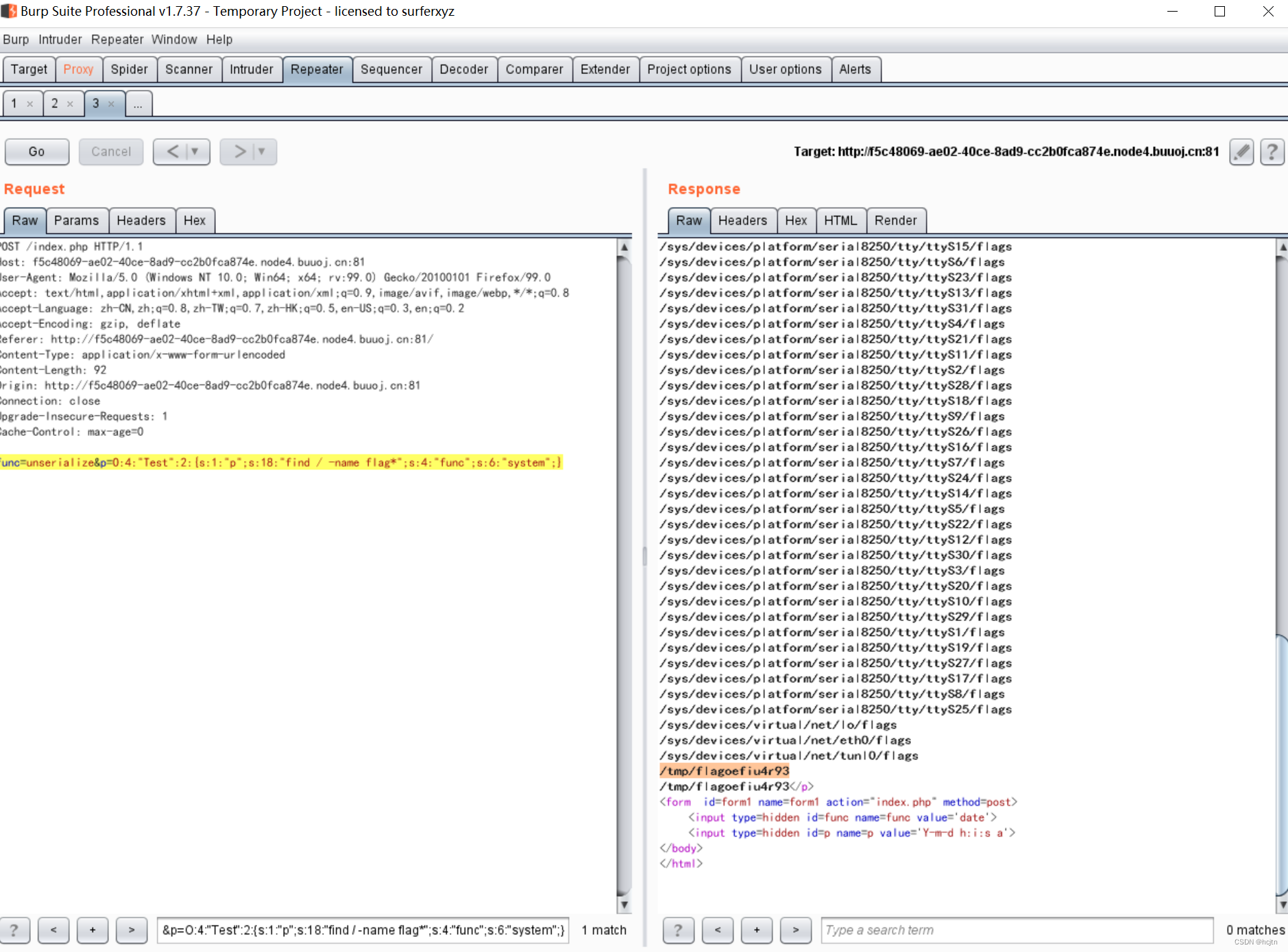 [网鼎杯 2020 朱雀组]phpweb 1-CSDN博客