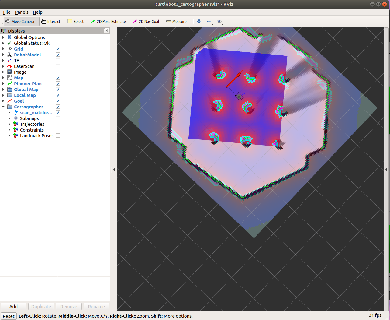 Turtlebot3 Gazebo仿真环境使用Cartographer算法建图_如何下载turtlebot3-CSDN博客