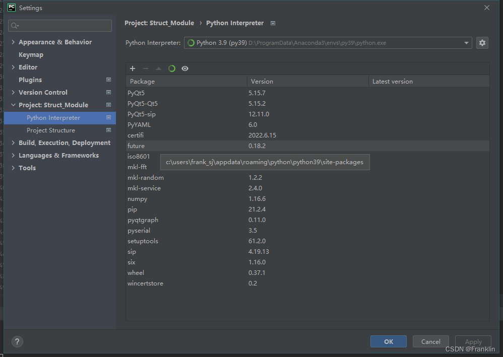 利用Anaconda 在Pycharm安装模组比如serial@问题No module named ‘serial.tools‘_anaconda serial-CSDN博客