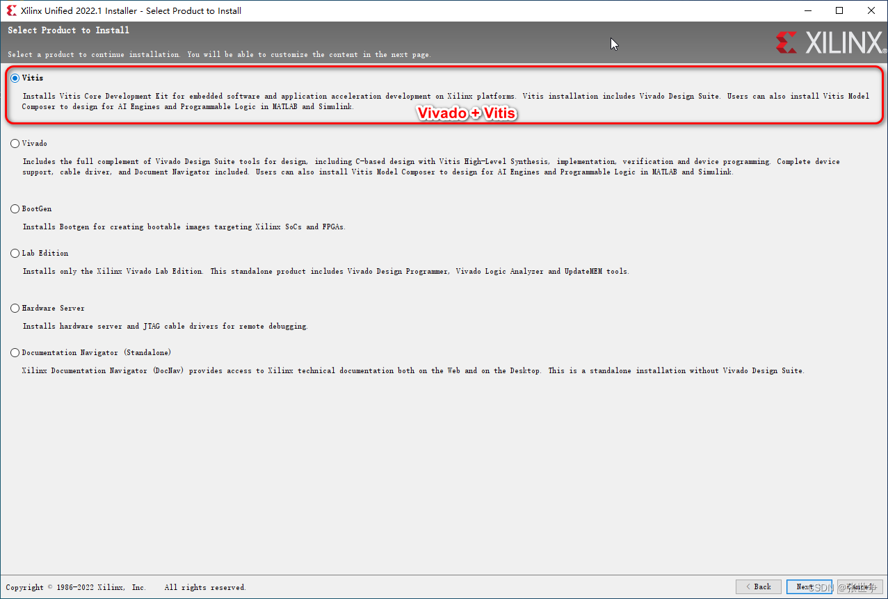 Vivado 与 Vitis 2022.1 安装记录_vivado2022.1安装教程_张世争的博客-CSDN博客