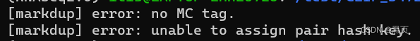 [markdup] error: no MC tag. [markdup] error: unable to assign pair hash key._samtools markdup ...