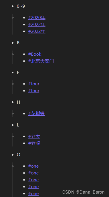 Obsidian笔记用DataviewJs插件实现目录中标签按照A-Z排序_obsidian dataview js 代码库-CSDN博客