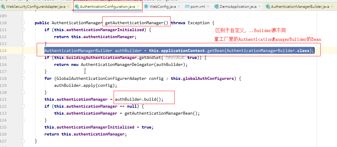 SpringBoot+Spring Security Customized AuthenticationManager initialization source code analysis ...